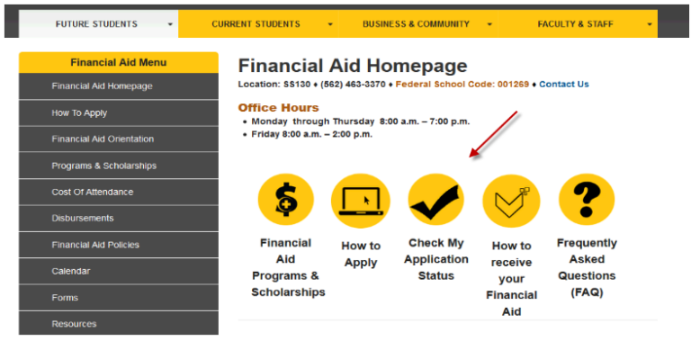 How to Check Your Financial Aid Status - Río Hondo College